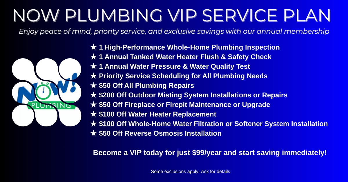 Special Plumbing Offers and Coupons | Now Plumbing